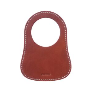 Personalized Leather Classic Mini Fuel Bib - Koncept Studios